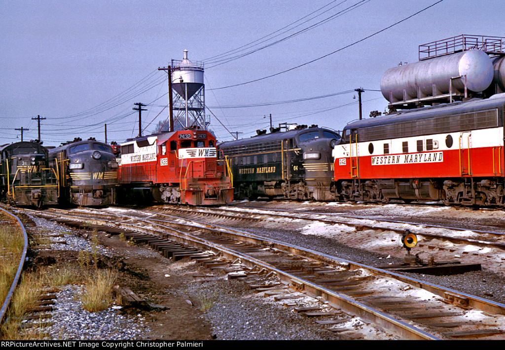 WM GP9 31, WM F7 233, WM SD35 7432, WM F7A 64, and WM F7A 242